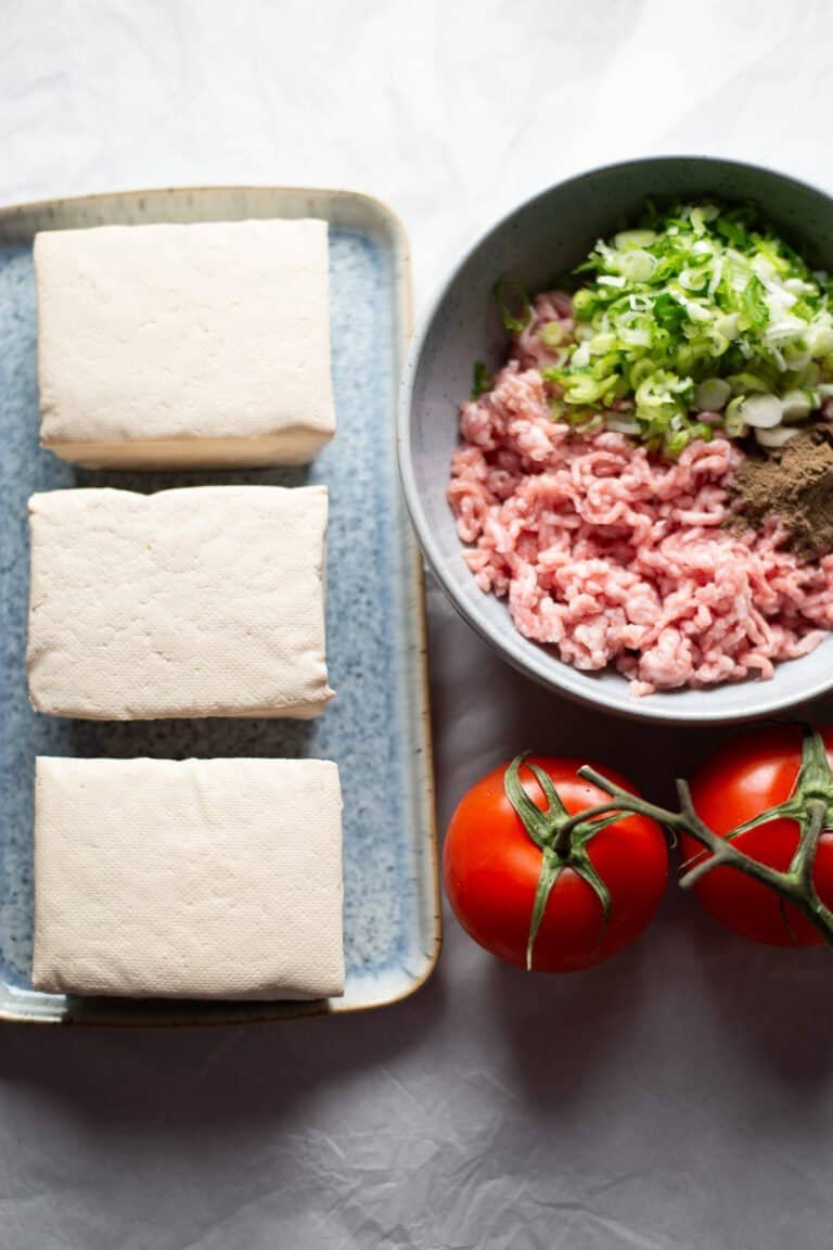 Vietnamese Stuffed Tofu in Tomato Sauce Recipe - Summer & Spice