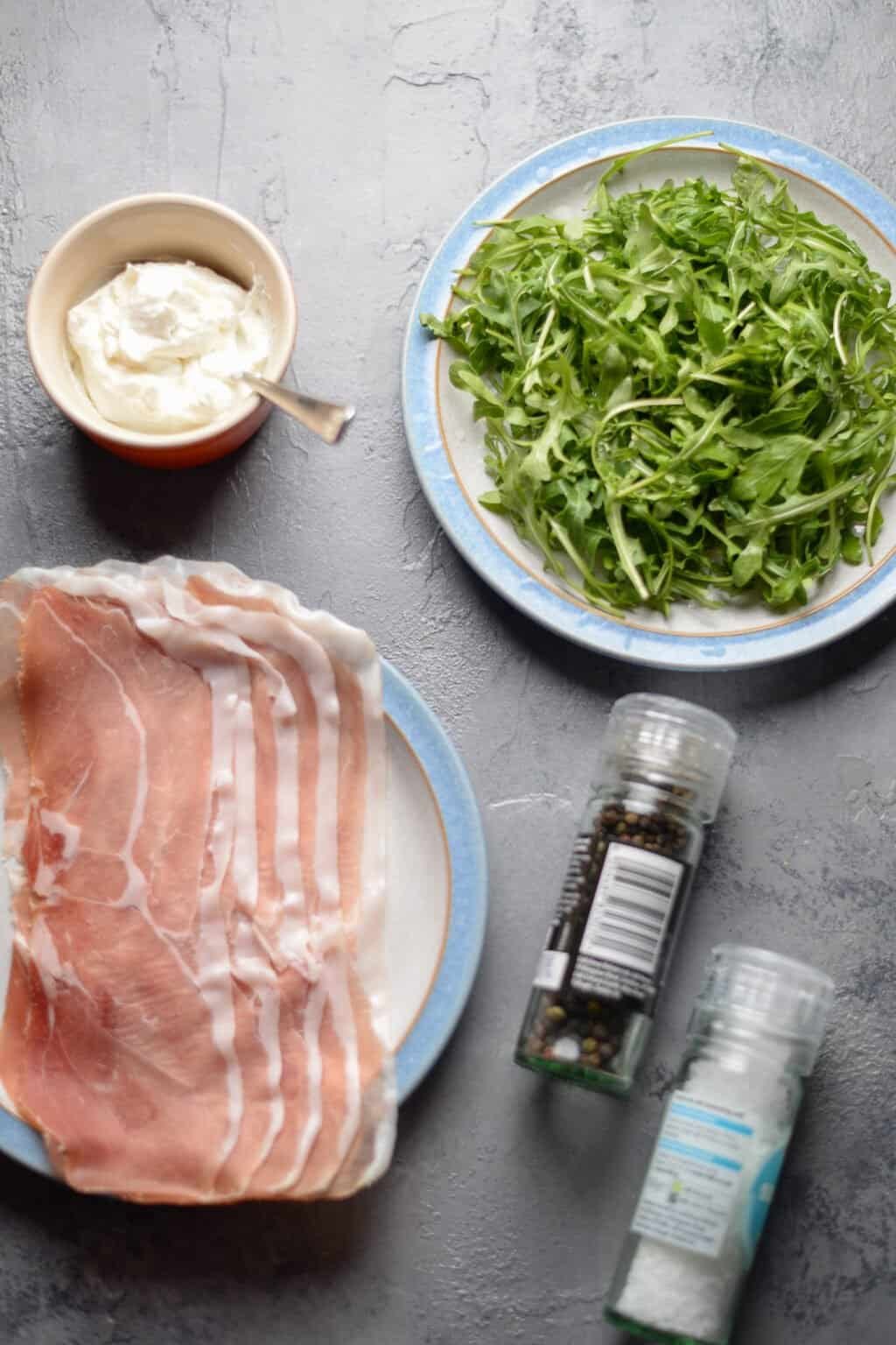 Parma Ham & Wild Rocket Rolls - Inspired by Pizza 4P - Summer & Spice