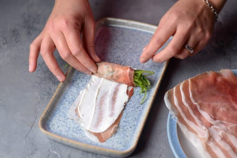 Parma Ham & Wild Rocket Rolls - Inspired by Pizza 4P - Summer & Spice