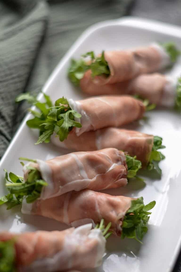 Parma Ham & Wild Rocket Rolls - Inspired by Pizza 4P - Summer & Spice