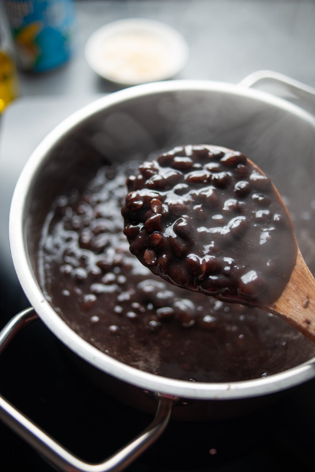 Vietnamese Black Bean Pudding (Chè đỗ đen đặc) - Summer & Spice