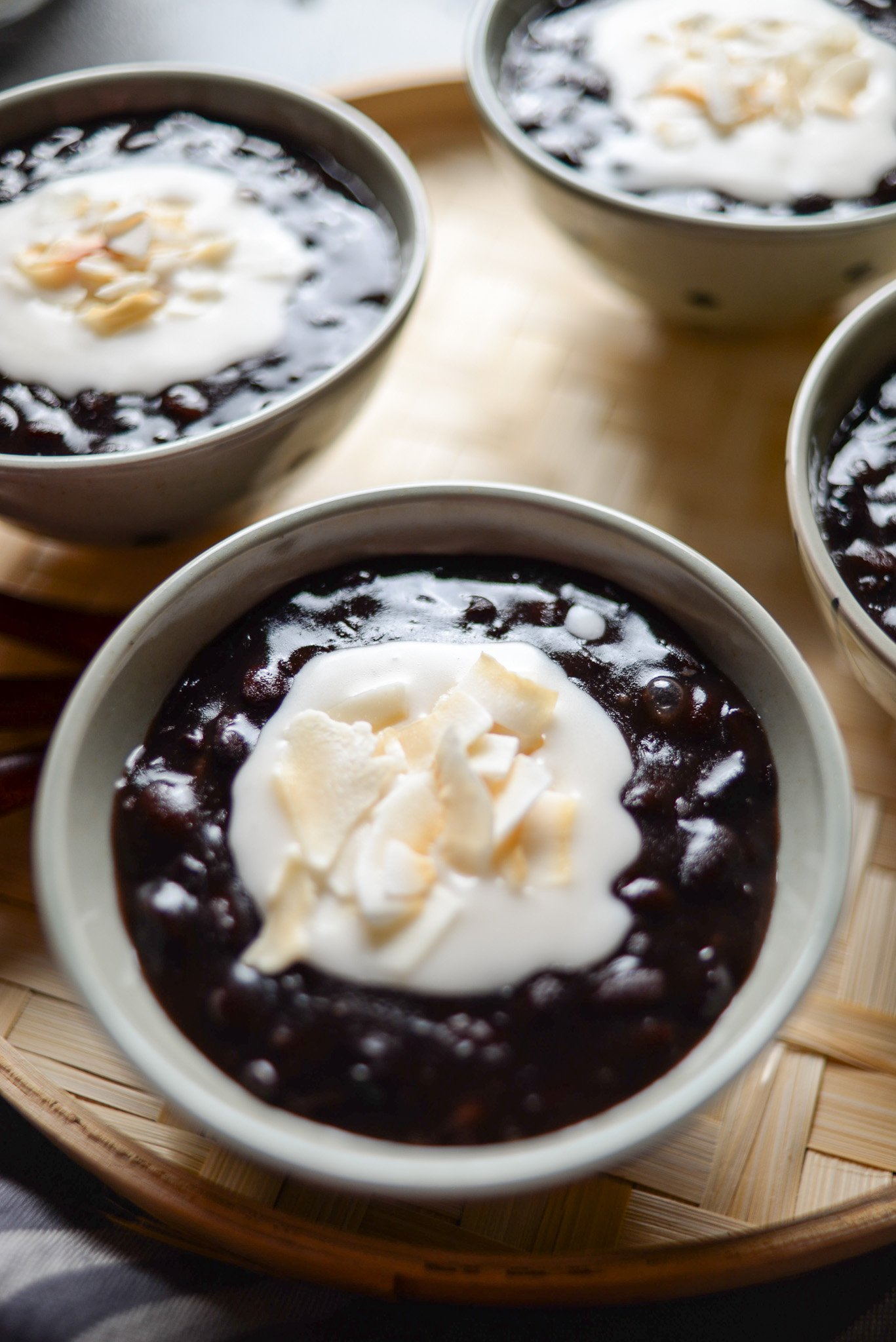 Vietnamese Black Bean Pudding (Chè đỗ đen đặc) - Summer & Spice