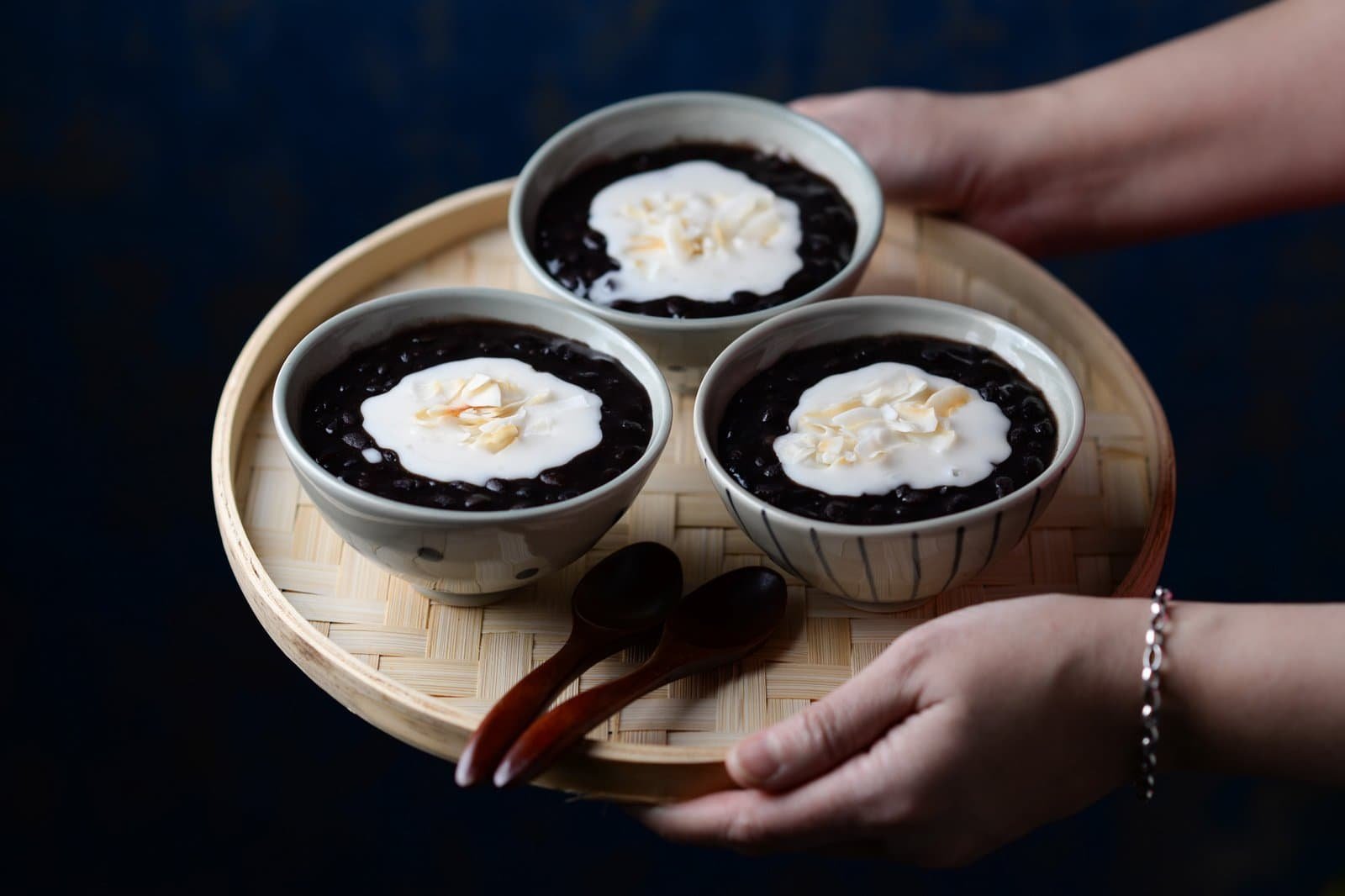 Vietnamese Black Bean Pudding (Chè đỗ đen đặc) - Summer & Spice