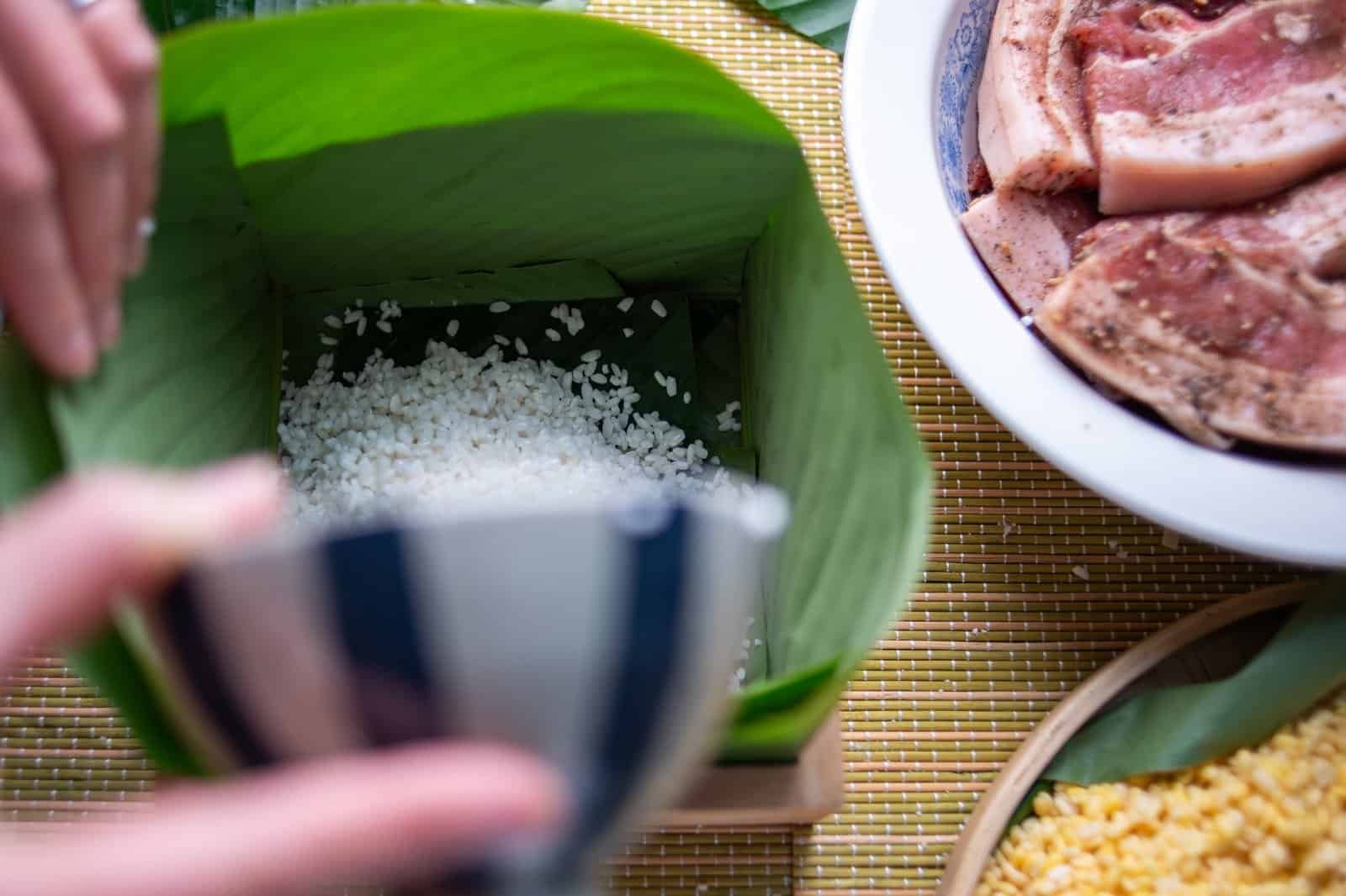 Vietnamese Sticky Rice Cake (Bánh Chưng, Bánh Tét) - Summer & Spice