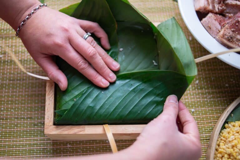 Vietnamese Sticky Rice Cake (Bánh Chưng, Bánh Tét) - Summer & Spice