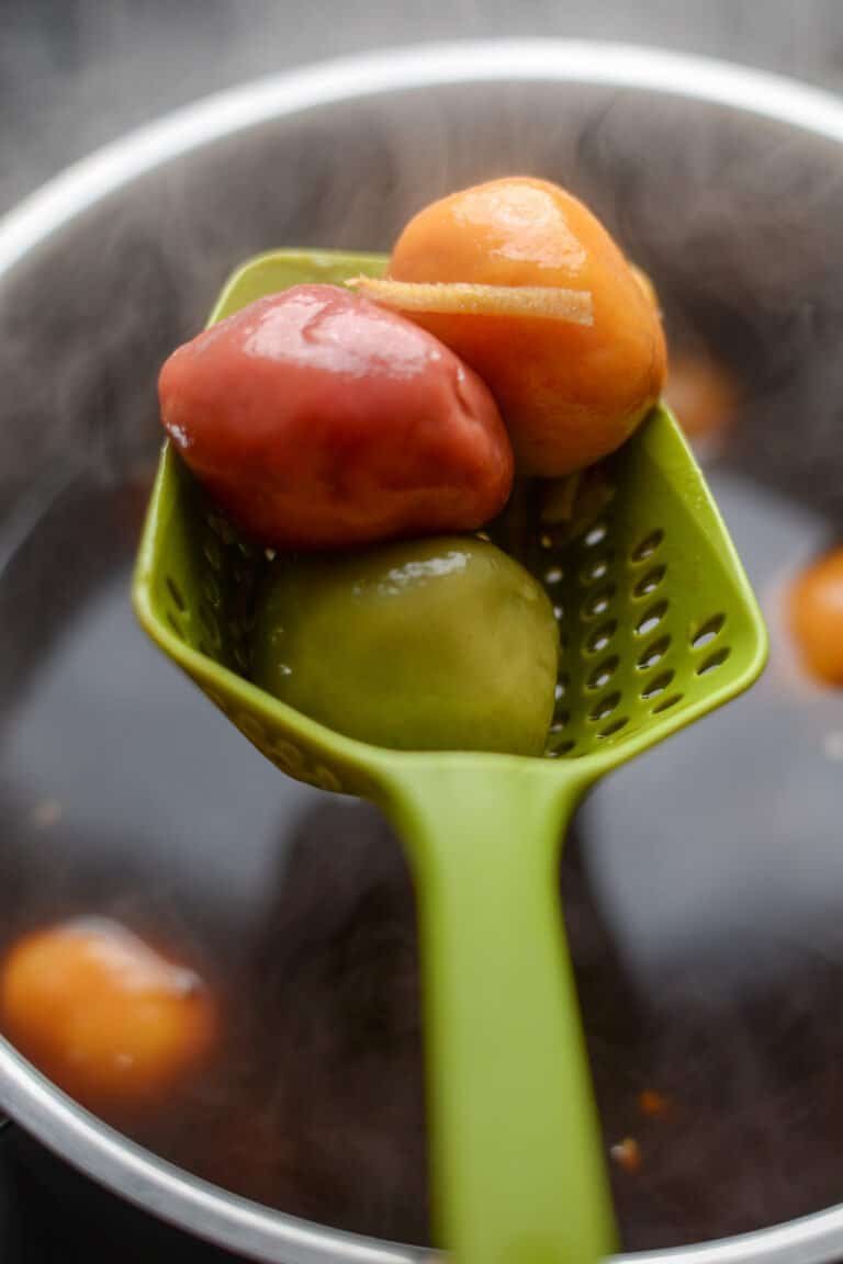 Trio Sticky Rice Balls in Ginger Syrup (Chè Trôi Nước Ba Màu) - Summer ...
