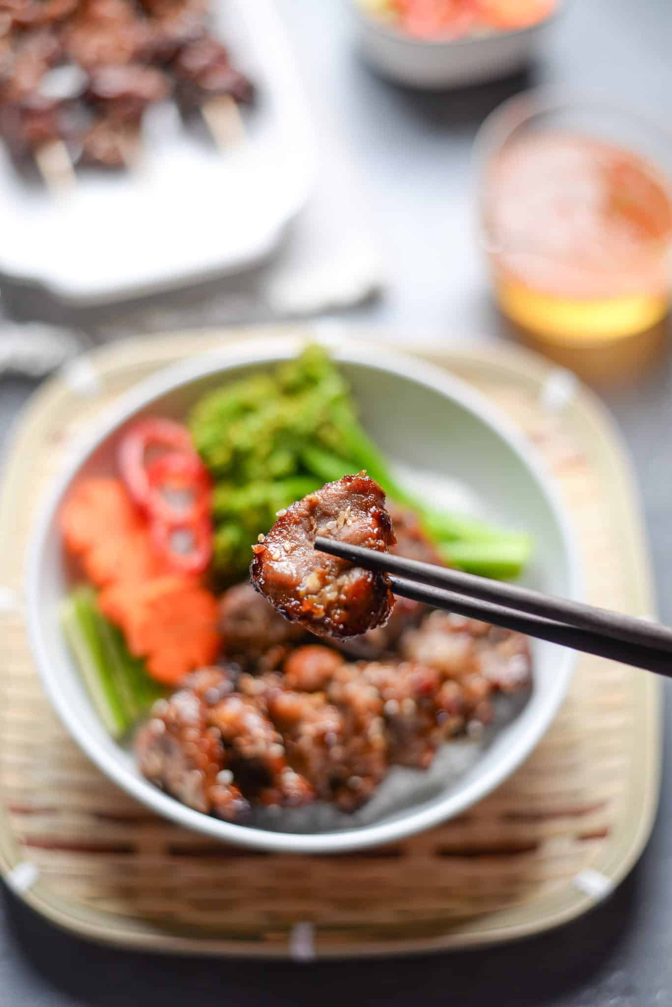 Vietnamese Grilled Pork Skewers (Thịt Xiên Nướng) - Summer & Spice