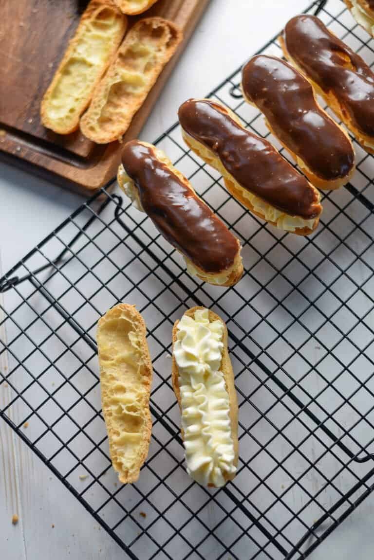 Easy Chocolate Eclair Recipe (But Seriously Delicious) - Summer & Spice