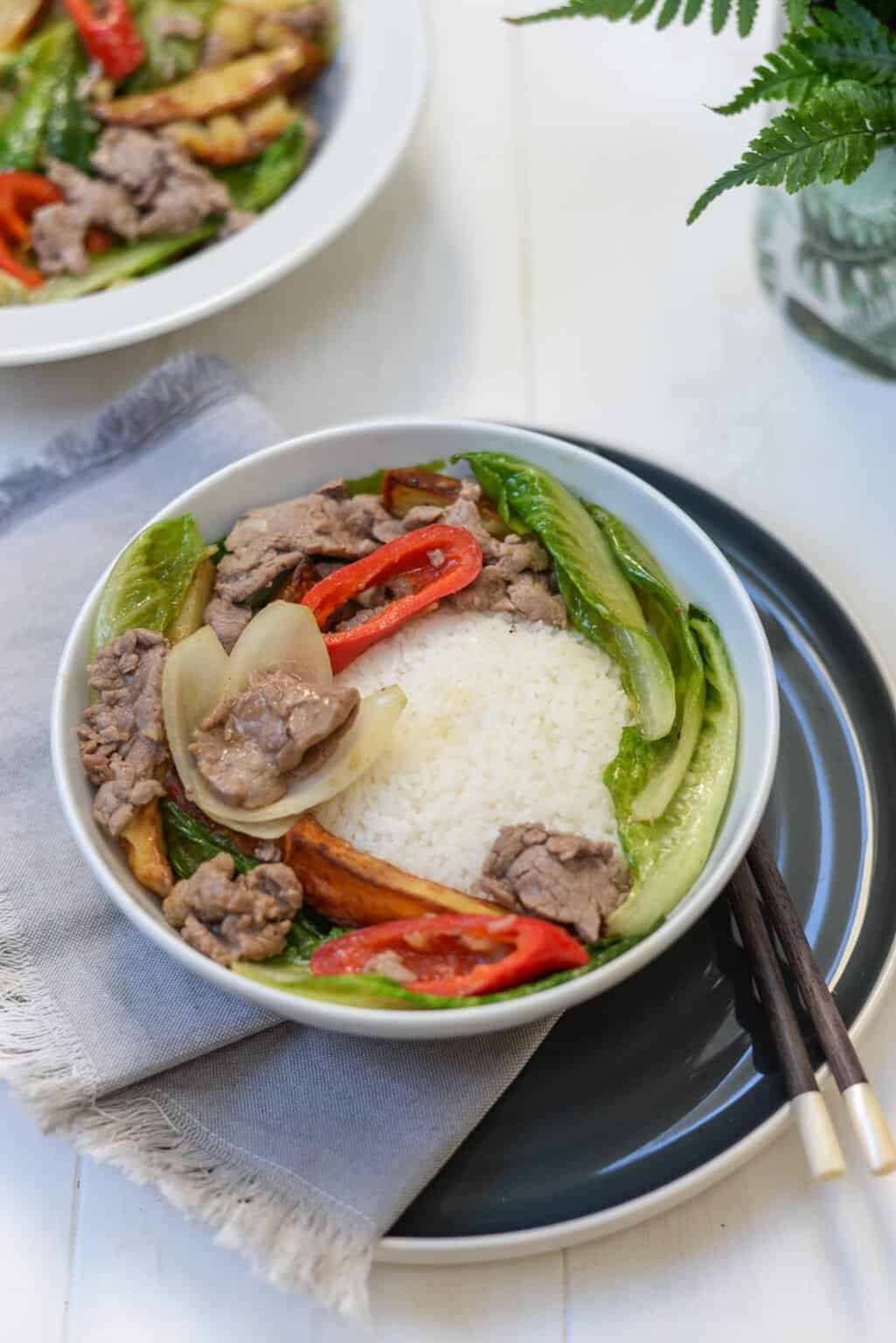 Quick Beef and Chips Stir-Fry - Summer & Spice