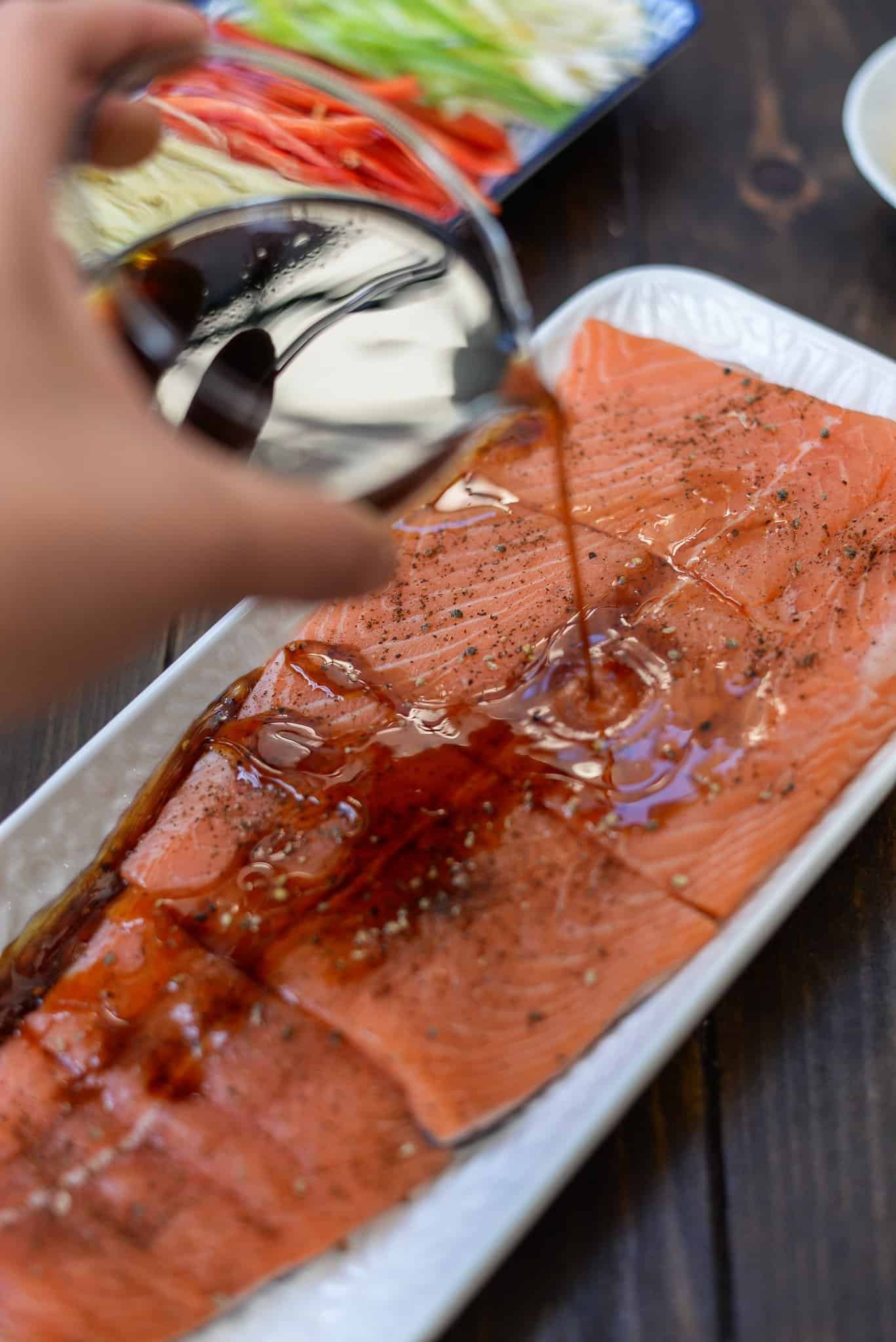 Quick and Simple Steamed Salmon - Summer & Spice