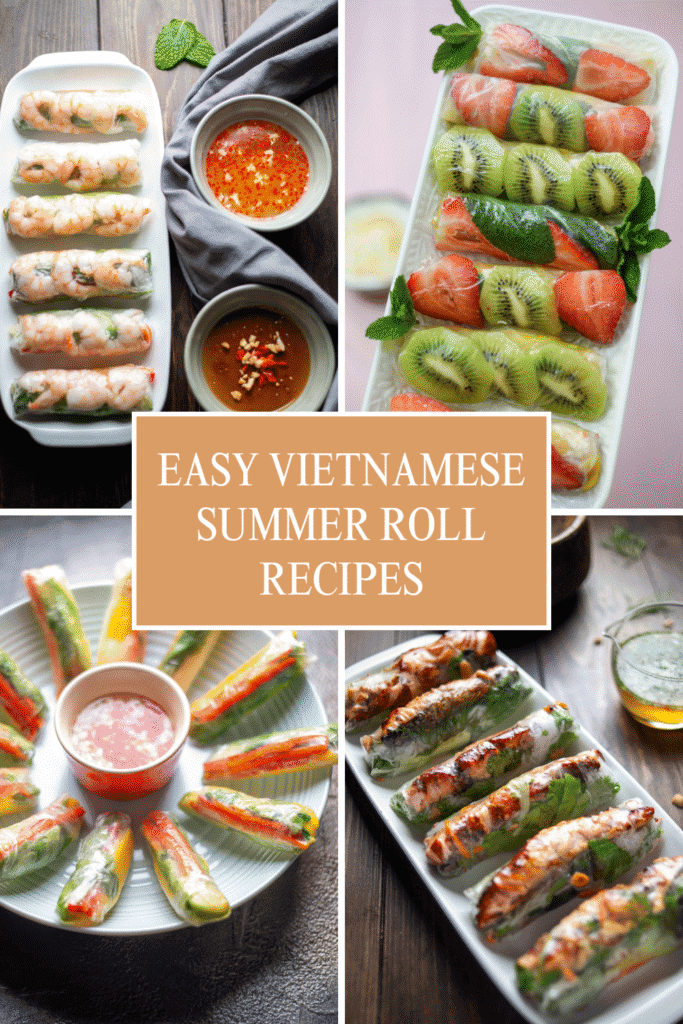 Easy Vietnamese Summer Roll Recipes for Light and Healthy Meals ...