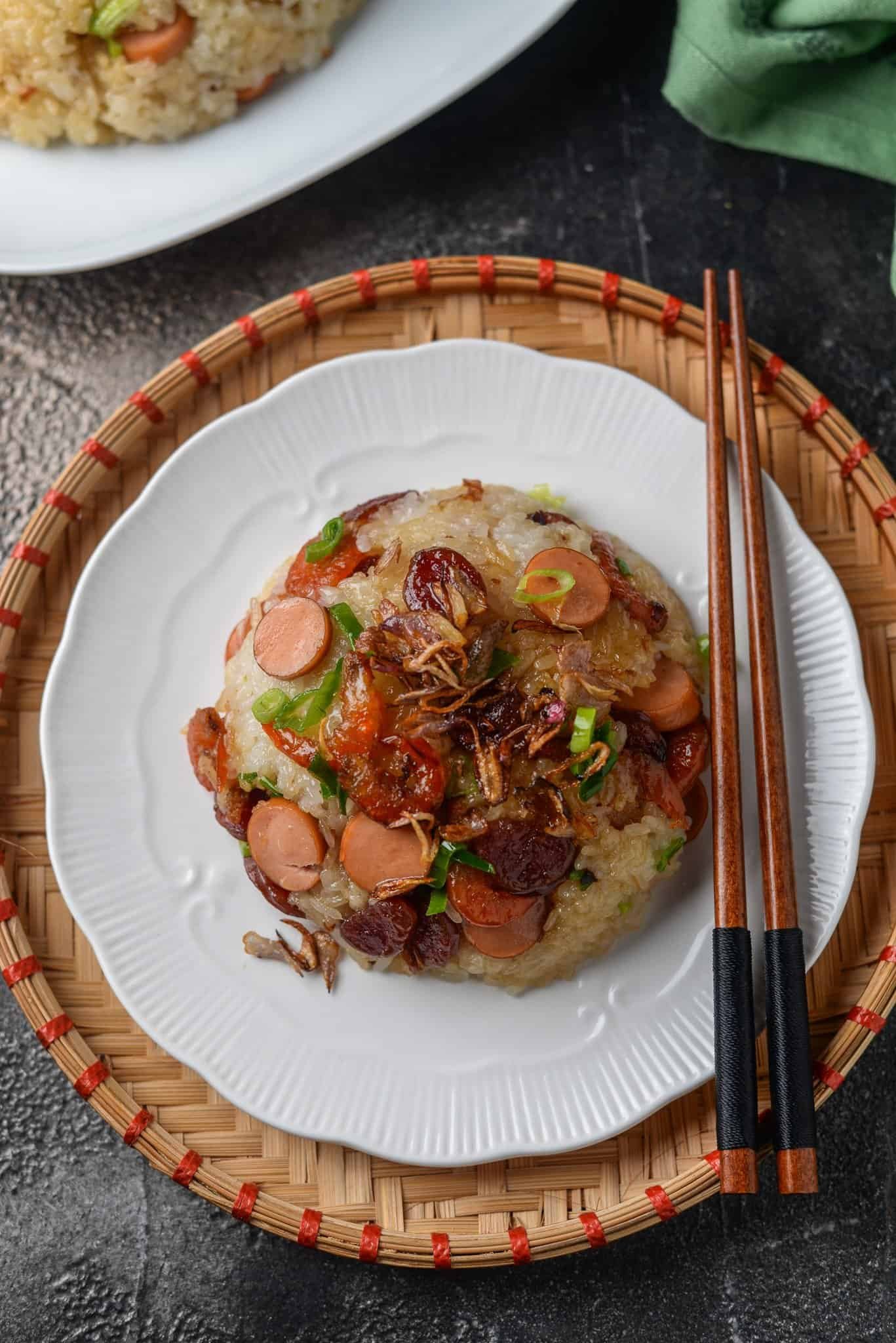 Vietnamese Savoury Sticky Rice (Xôi Mặn) - Summer & Spice